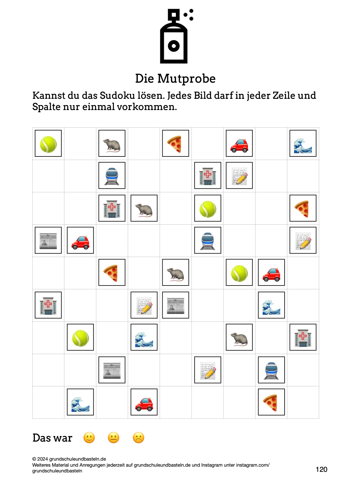 Stilvolle Die Mutprobe Arbeitsblatter Losungen Bild